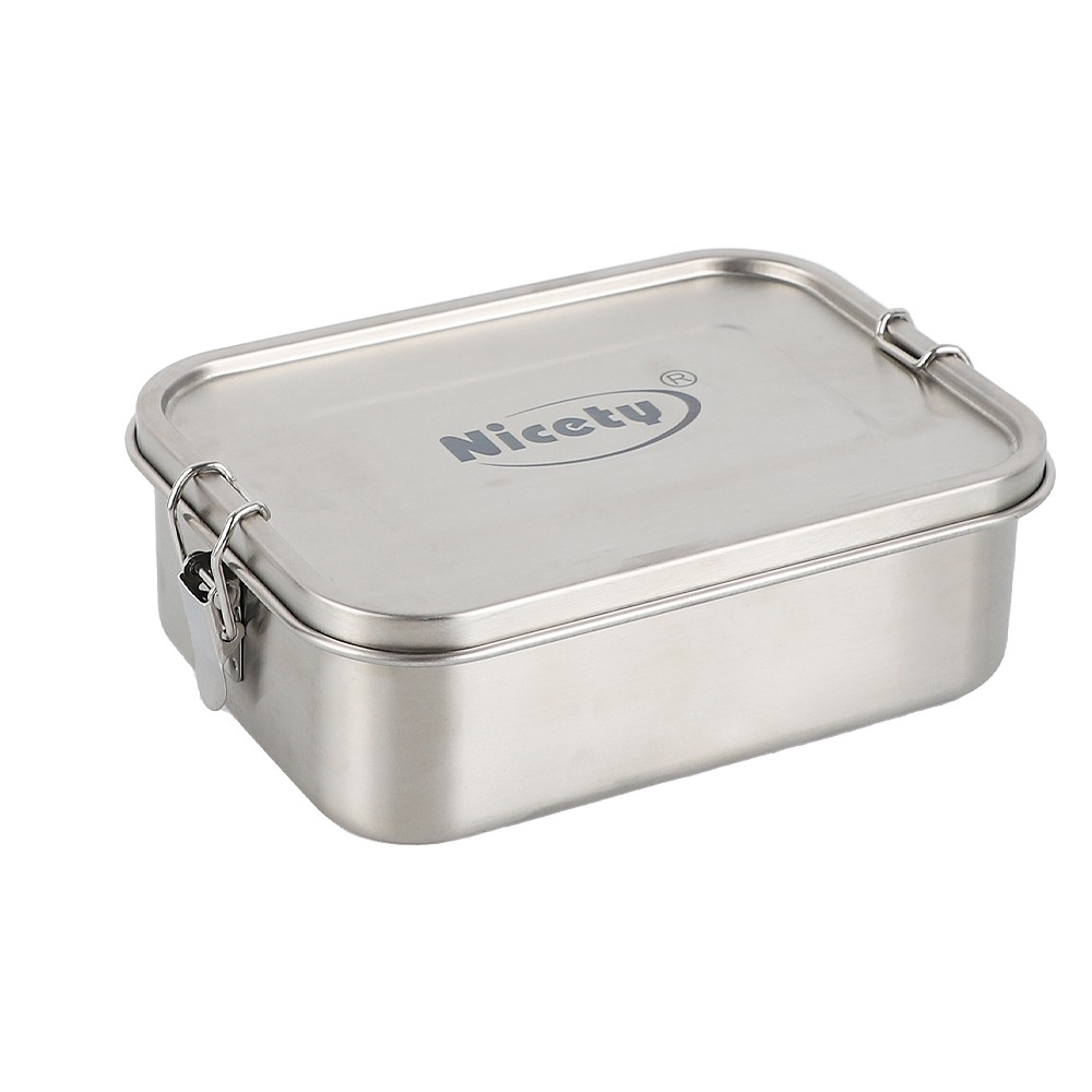 Round Food Container with Bamboo Cover - nicety